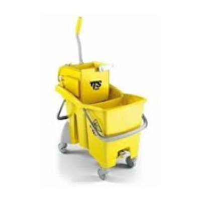 Bravo TTS Action Pro Yellow -30 Liter Single Bucket Mop Trolley ...